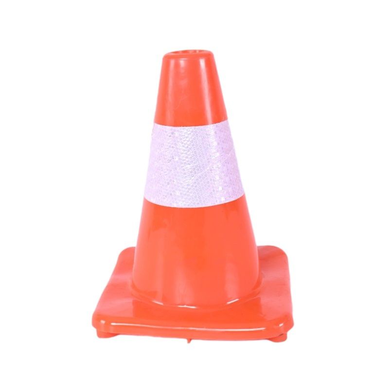 PE Orange Weather Resistant High Visibility Traffic Safety Cone For Outdoor