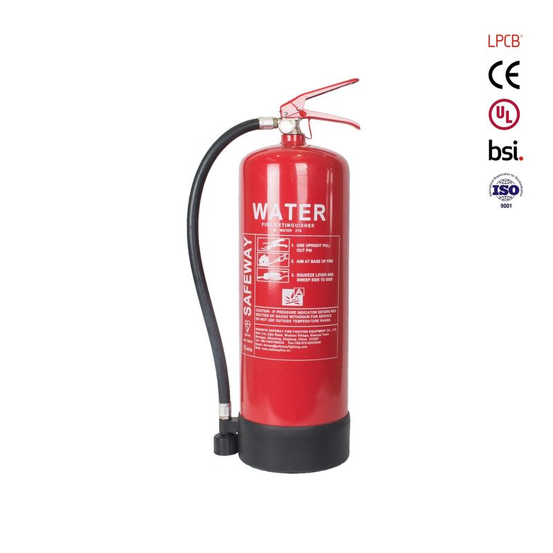 CE EN3 Stainless Steel / Carbon Steel Water Fire Extinguisher For Class ...