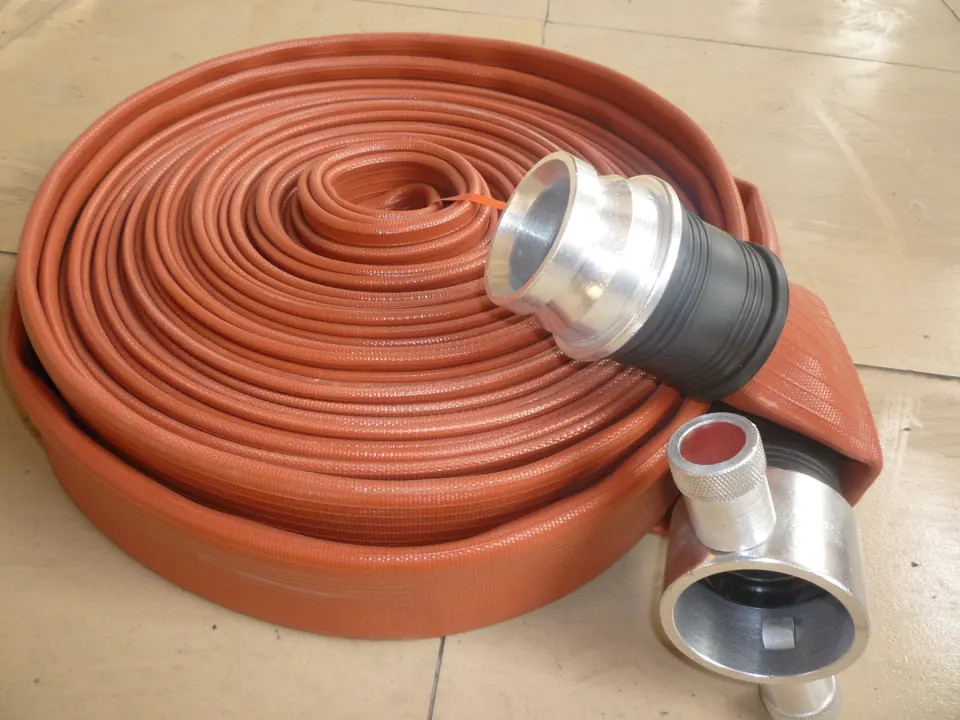 30m Rubber Fire Extinguishing Hose Various Color Fire Hydrant Hose With ...
